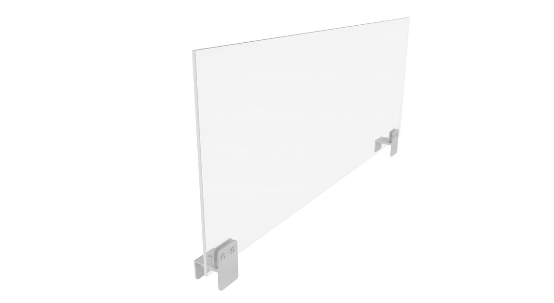 60w X 18h Clamp on Cubicle Panel Extender Sneeze - Etsy