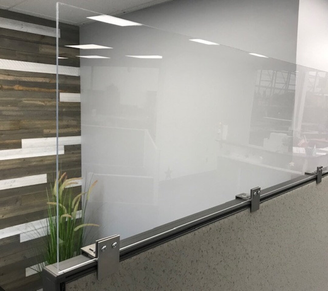 60w X 18h Clamp on Cubicle Panel Extender Sneeze - Etsy