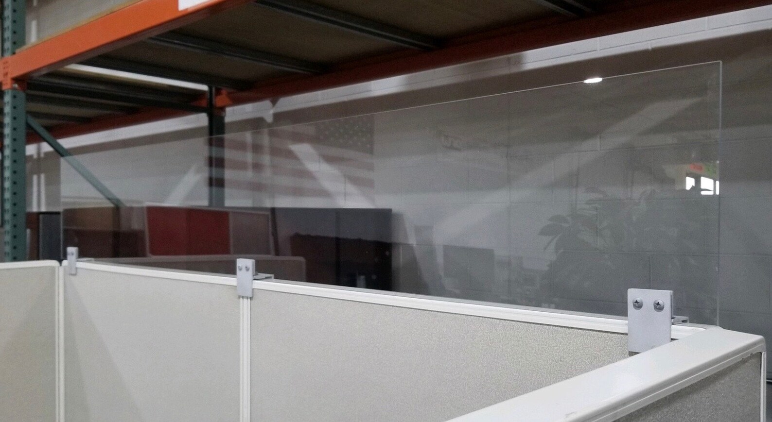 60w X 18h Clamp on Cubicle Panel Extender Sneeze - Etsy