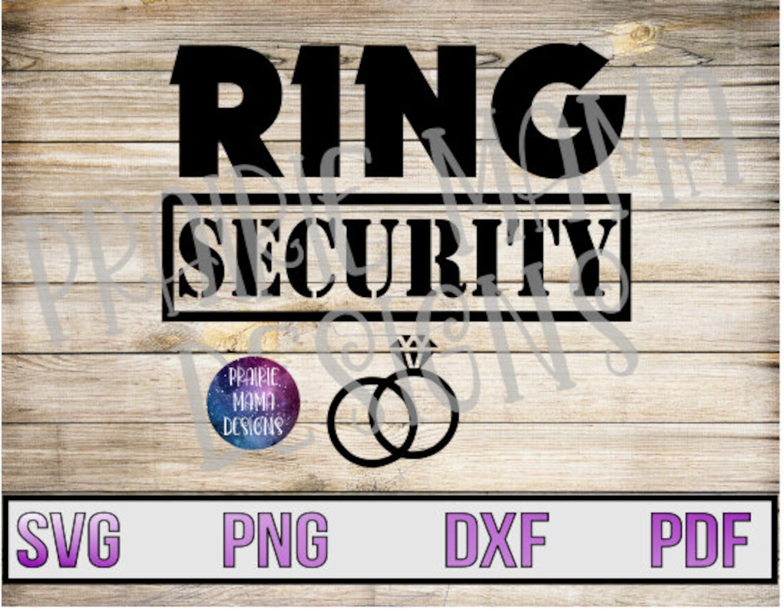 Ring Security SVG PNG DXF Pdf Cut File Digital File Digital - Etsy