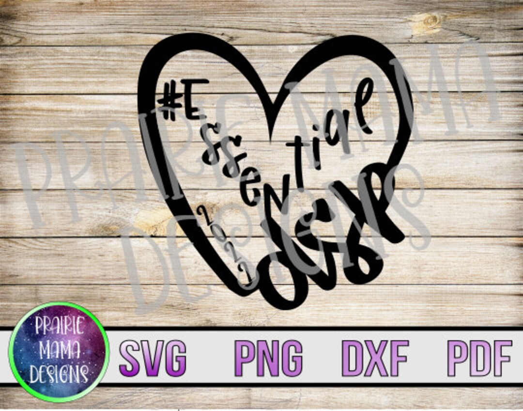 Essential DSP 2022 Direct Support Worker SVG Pdf Dxf PNG Cut File ...