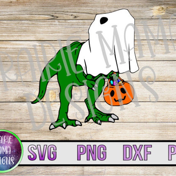 Dinosaur Ghost Svg - Etsy