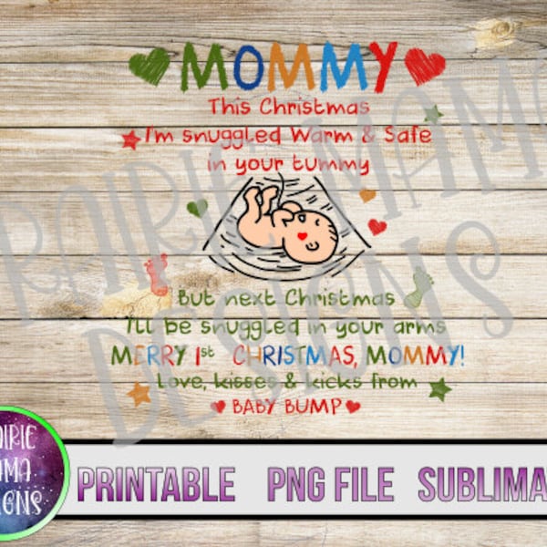 Bumps First Christmas Png - Etsy