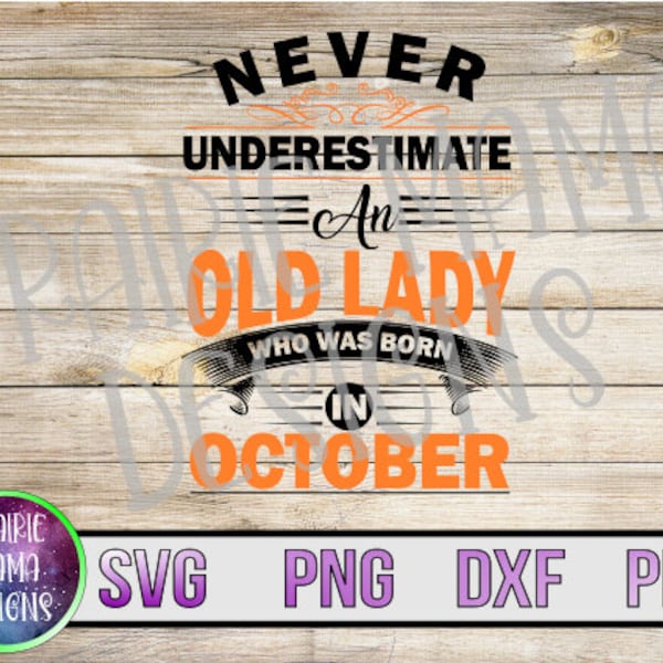 Never Underestimate an Old Lady Svg - Etsy