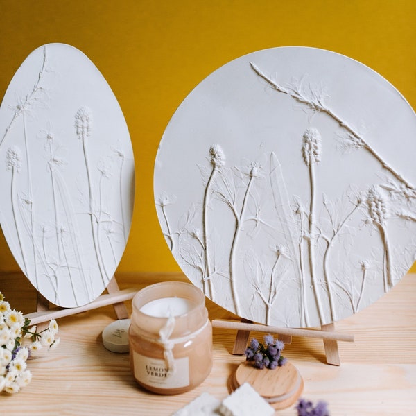 Botanical Bas Relief - Etsy