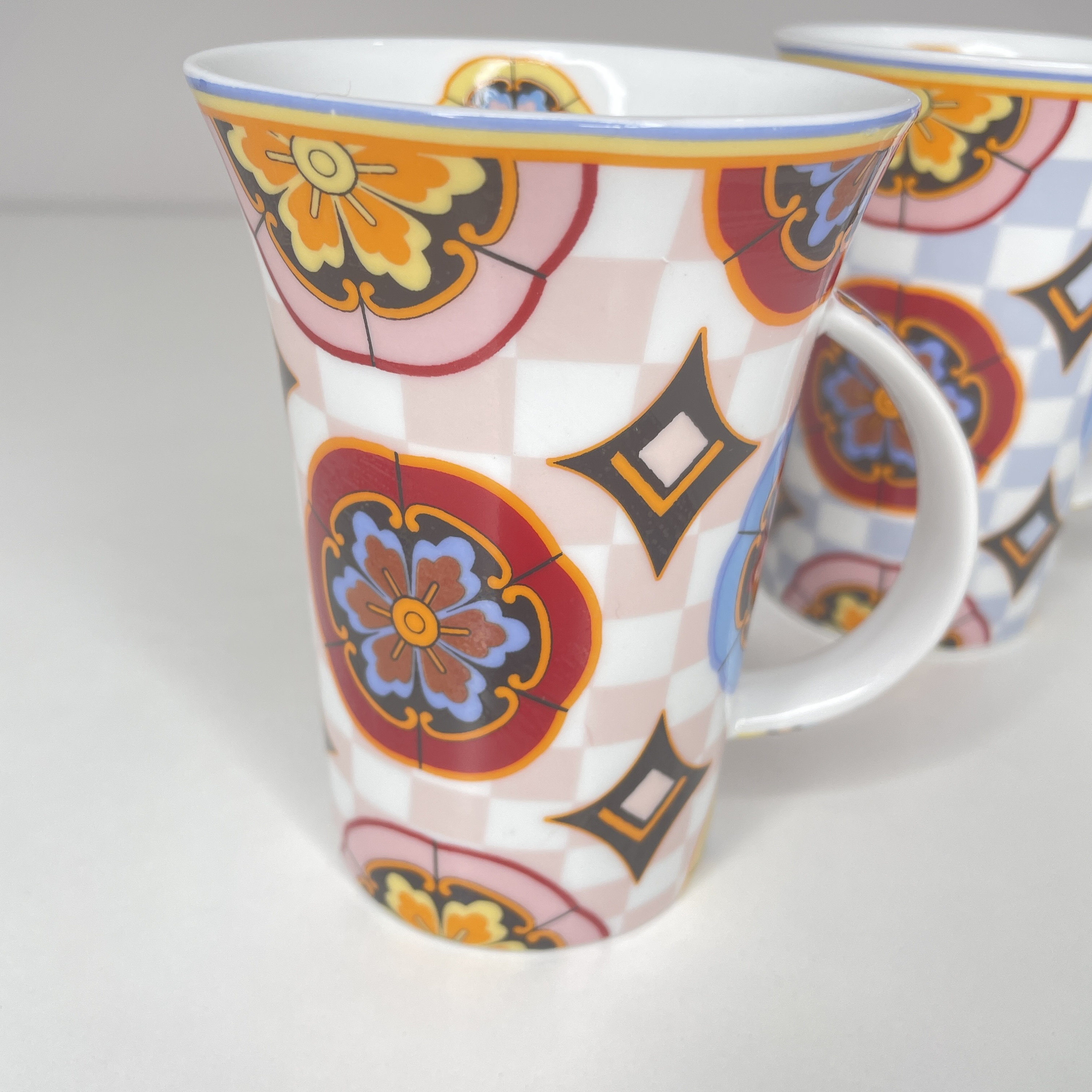 Set of 2 Maxwell Williams Cups Mugs Kaleidoscope Porcelain - Etsy