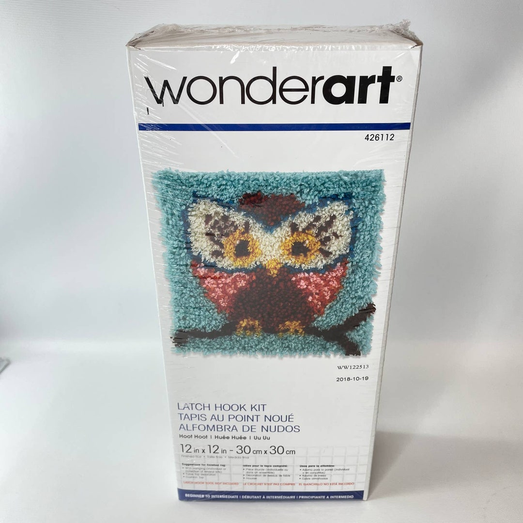 Wonderart Lash Hook Kit Rug Making Owl 466112 Brand New Sealed - Etsy