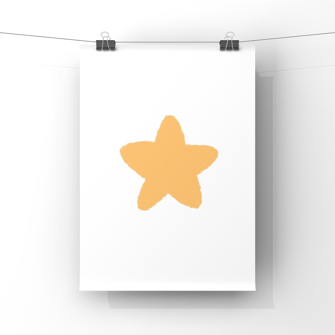 Tan Star Digital Print | JPEG - Etsy