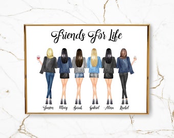 Six best friends | Etsy