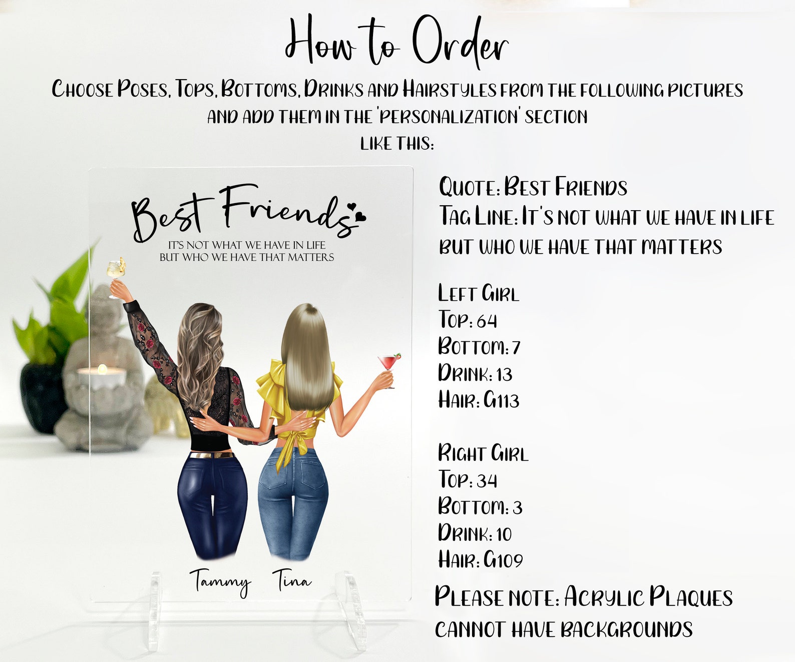 3 Best Friends Gift Personalized Gift for 3 Friends Custom - Etsy