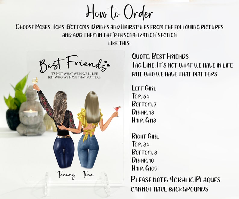 3 Best Friends Gift Personalized Gift for 3 Friends Custom - Etsy