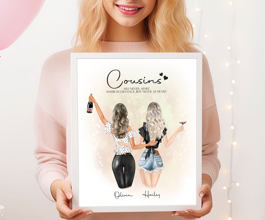 Custom Cousin Gift From Cousin Birthday Gift Cousin Print Personalized ...