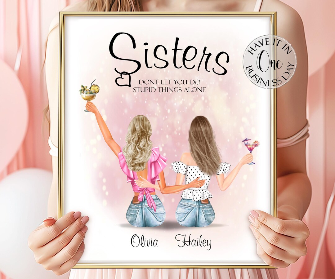 Customized Sister Gift Personalized Gift for Sister Custom Sister Gift ...