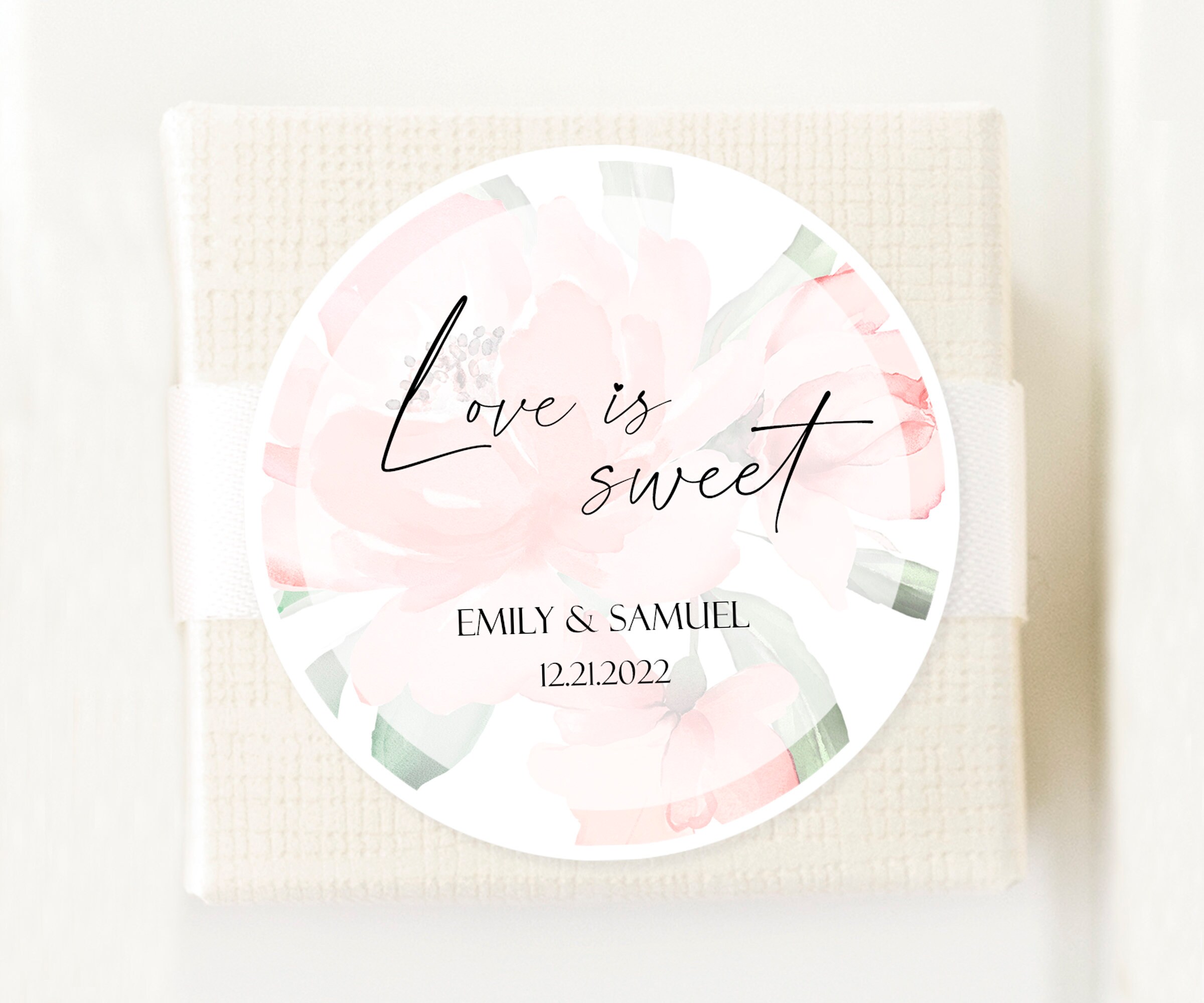Wedding Stickers Thank You Stickers Wedding Thank You Etsy Wedding