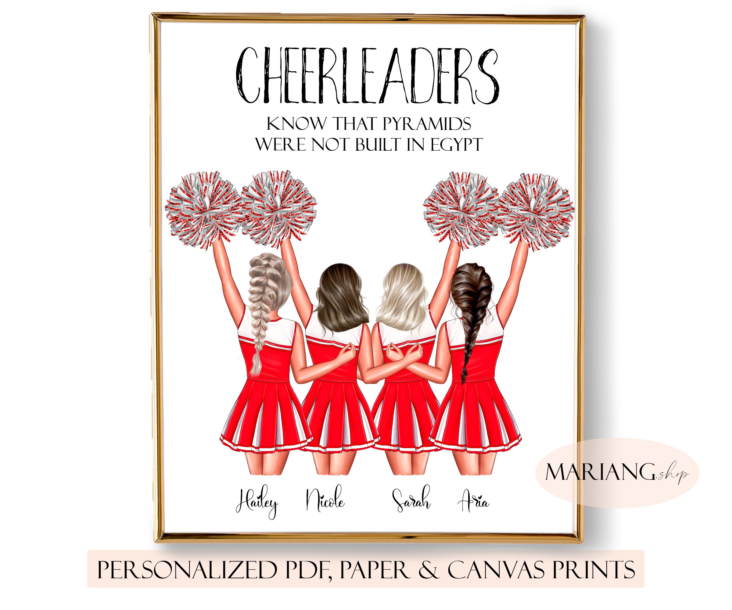 Cheer Gifts Personalized Cheerleader Gifts Cheer Captain Gift | Etsy