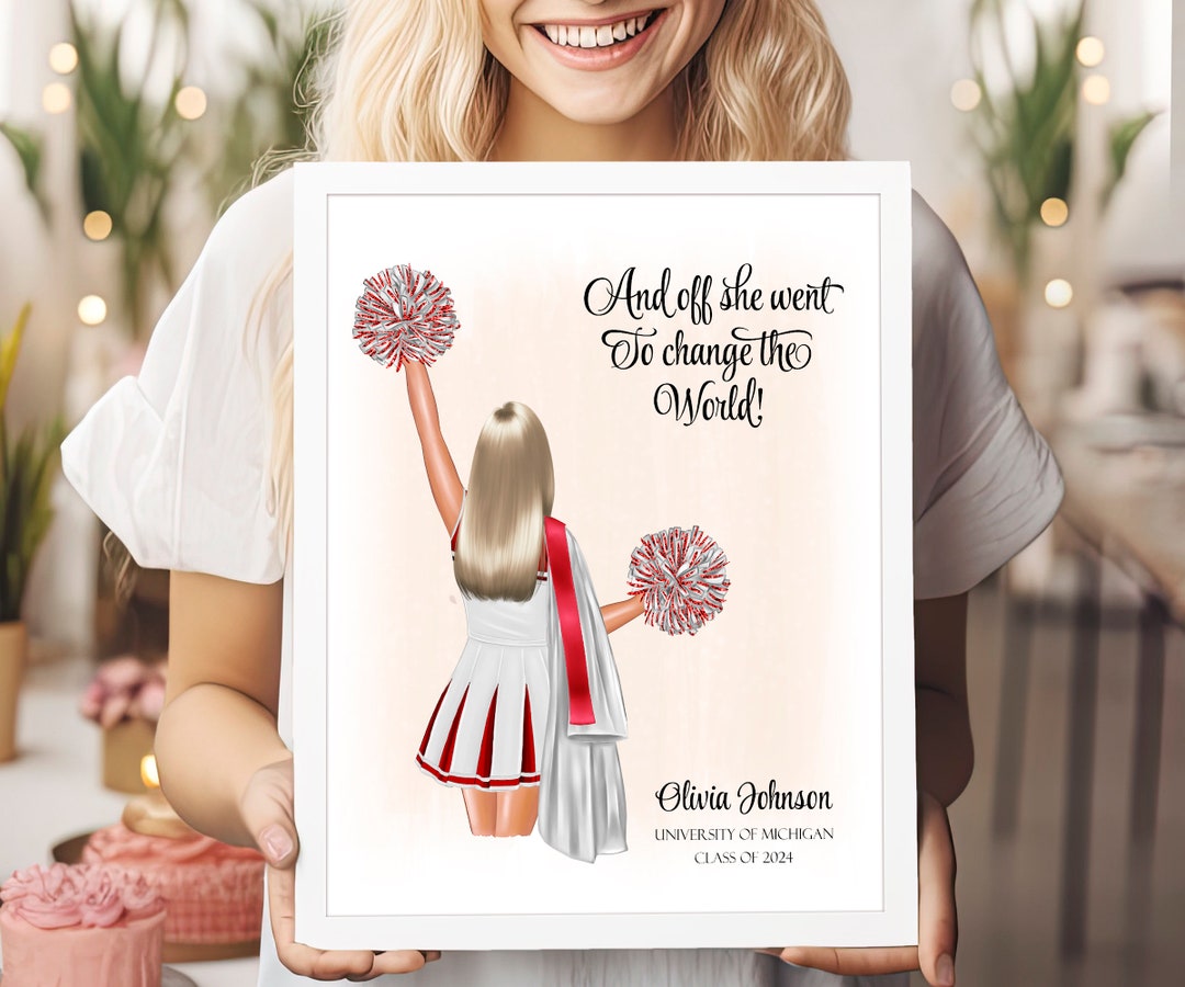 Senior Night Gift Cheerleader Graduation Gift Cheer Girl Graduation ...