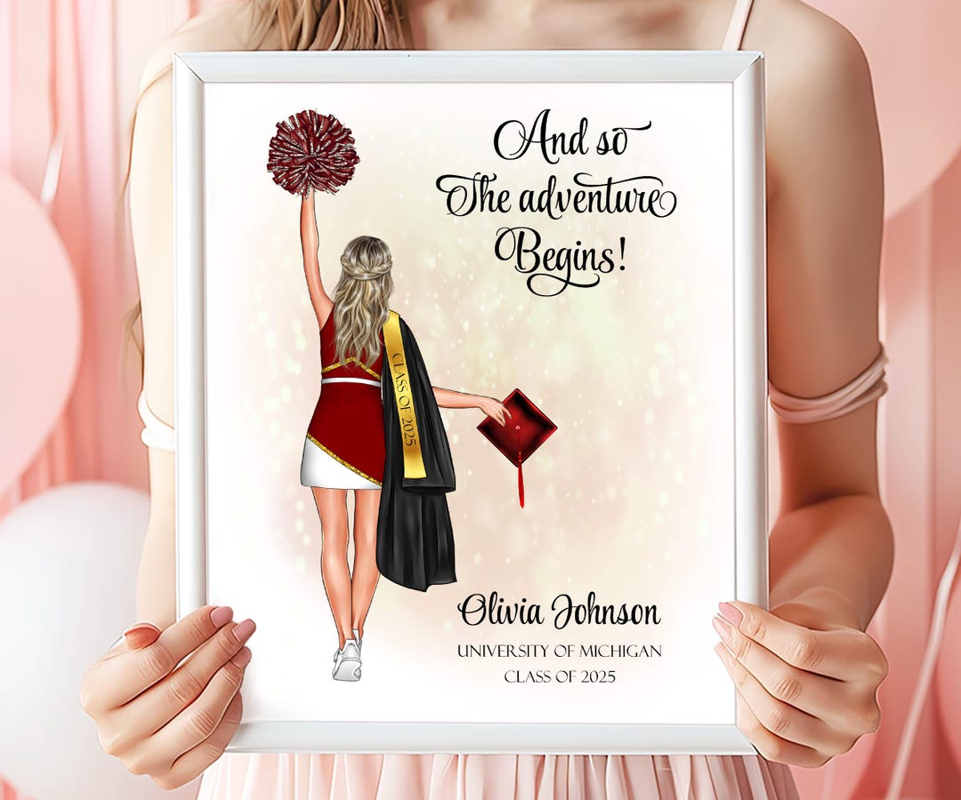 Senior Cheerleader Gift Senior Cheer Gift Personalized Cheer Gift ...