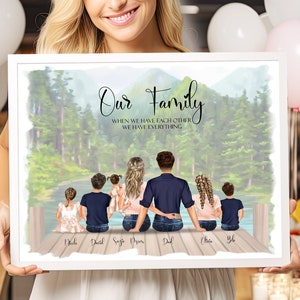 Personalized Gift Family Print Custom Family Gift Personalised Family ...