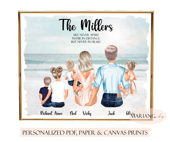 Personalized Gift Family Print Custom Family Gift Personalised | Etsy