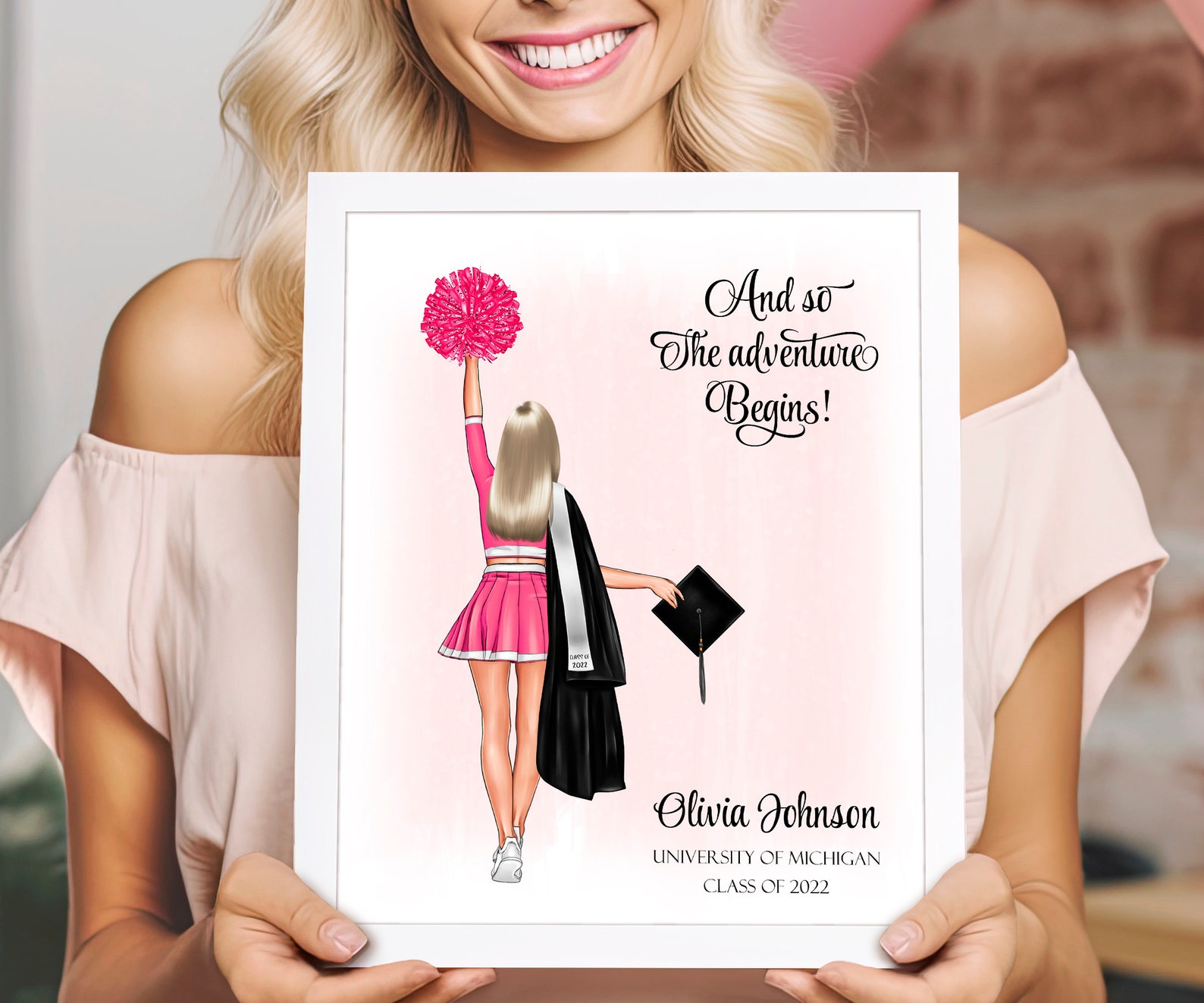 Senior Cheerleader Gift Senior Cheer Gift Personalized Cheer Gift ...