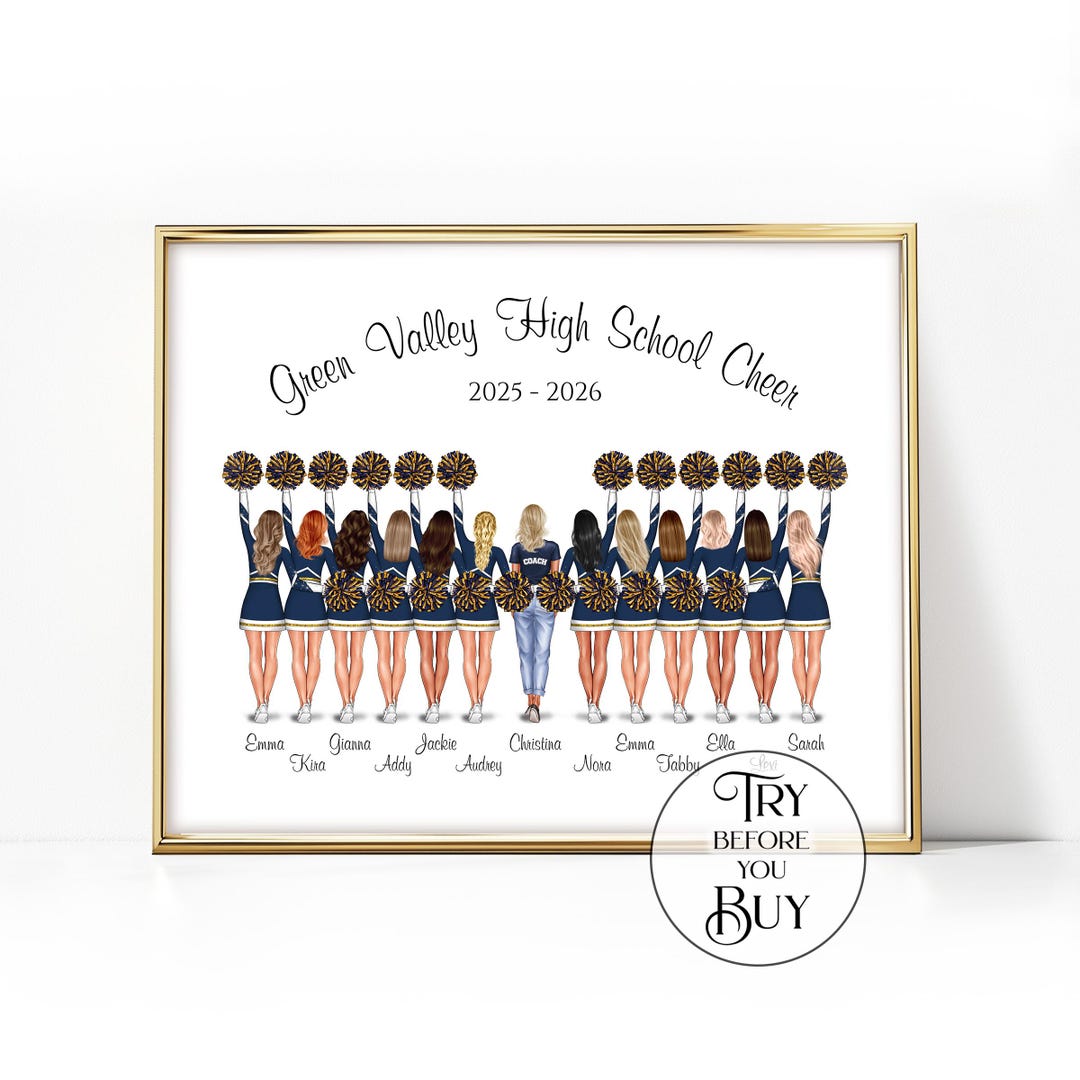 Cheerleader Gift Idea Cheer Gifts for Cheerleader Team Gift Cheer Team ...