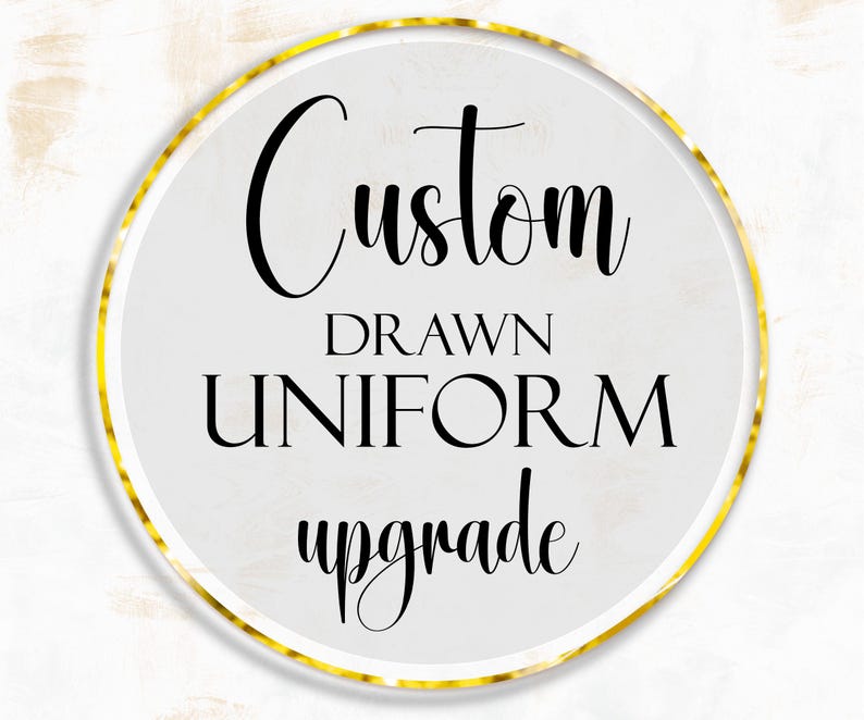 Custom Uniforms UPGRADE - Etsy