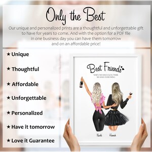 3 Best Friends Gift Personalized Gift Three Best Friends Gift 3 Friends ...