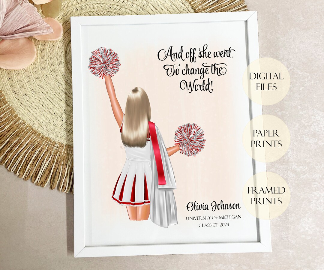 Senior Night Gift Cheerleader Graduation Gift Cheer Girl - Etsy