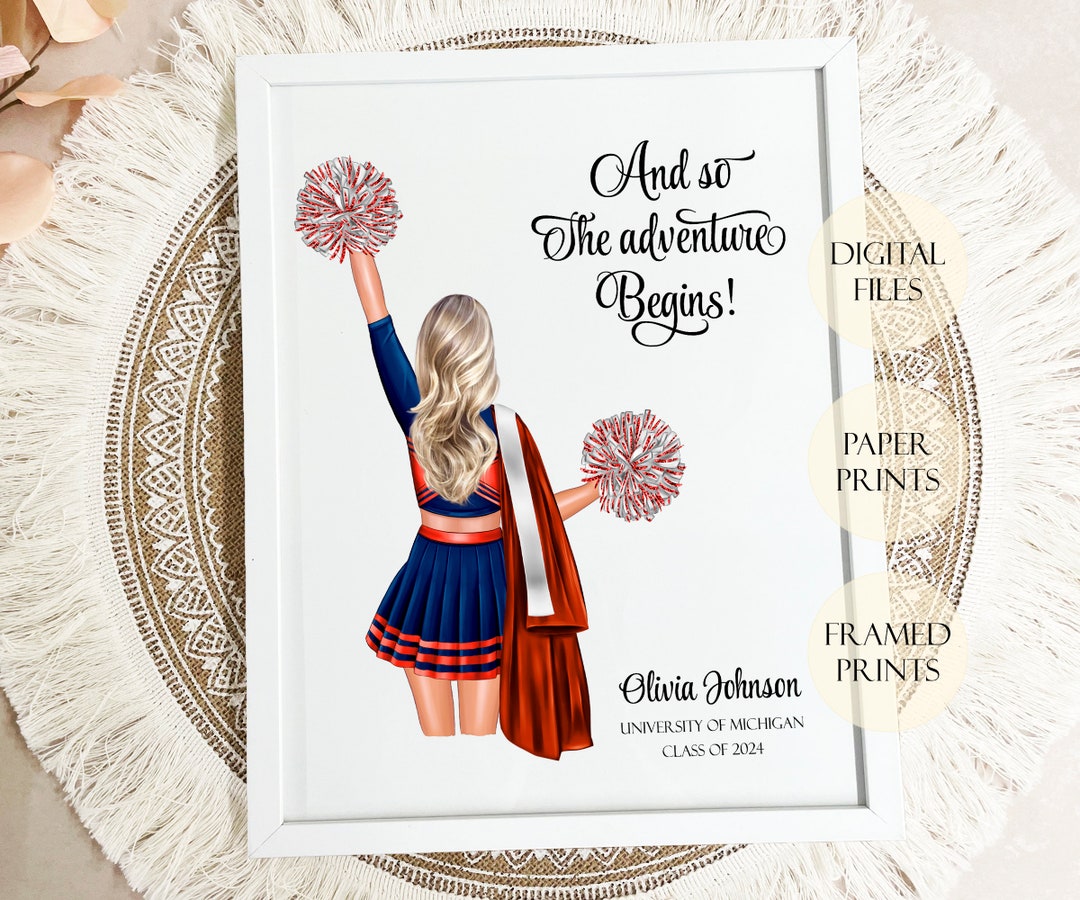 Cheerleader Graduation Gift Senior Night Gift Personalized - Etsy
