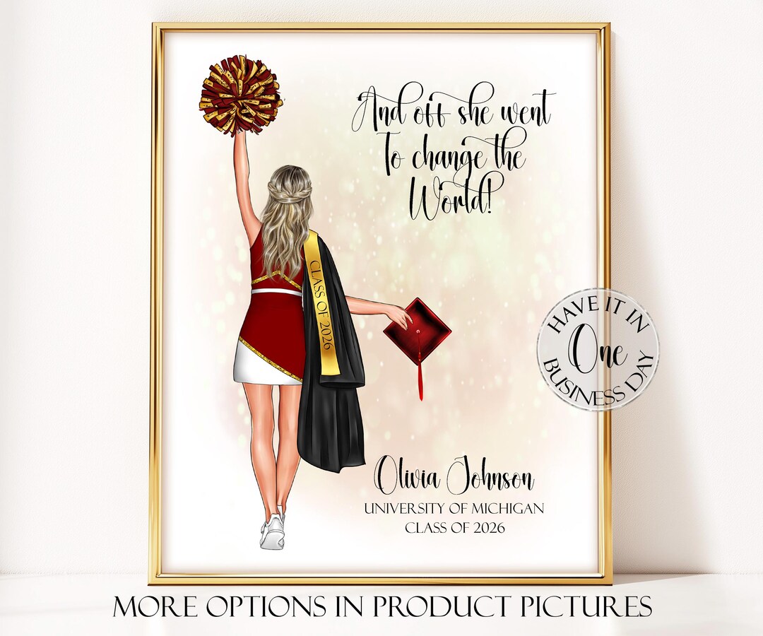 Senior Cheerleader Gift Senior Cheer Gift Personalized Cheer Gift ...