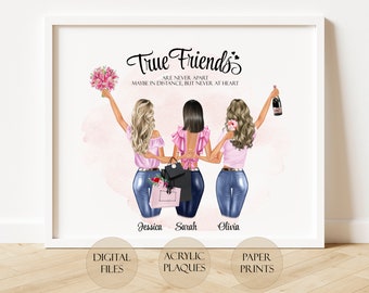 3 Best Friends Gifts - Etsy