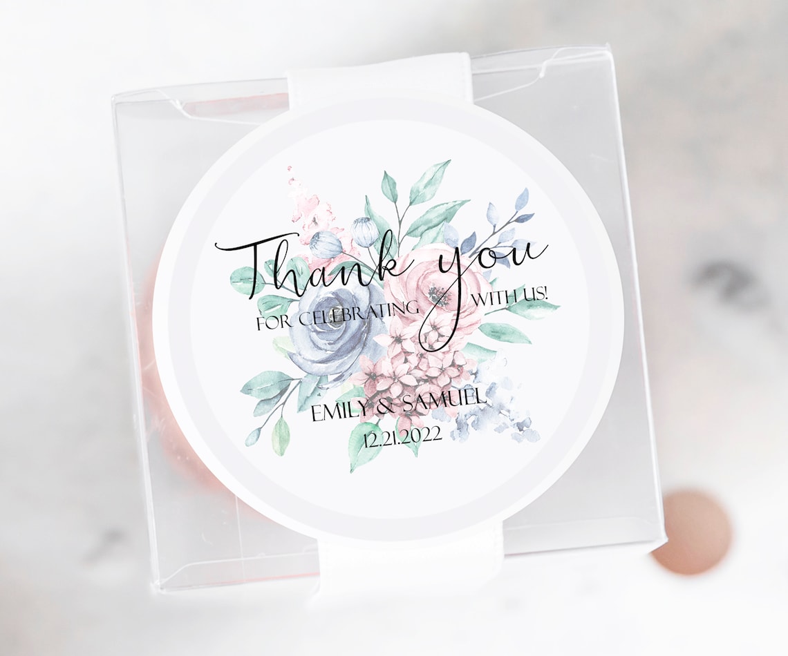 Wedding Stickers Personalised Favour Stickers Wedding | Etsy