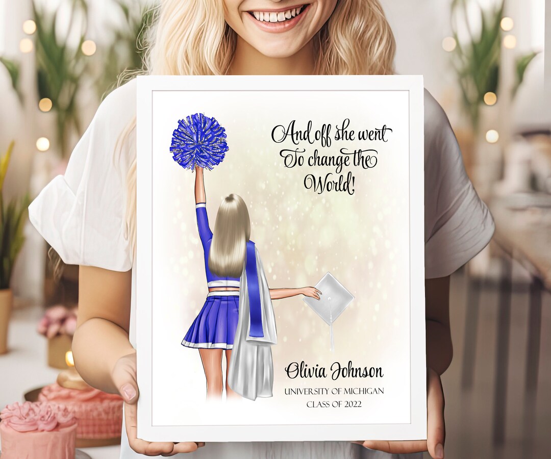 Cheerleader Graduation Gift Senior Cheer Gifts Personalized Cheer Team ...