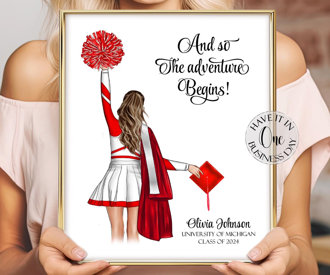 Cheerleader Graduation Gift Senior Cheer Gifts Personalized Cheer Team ...