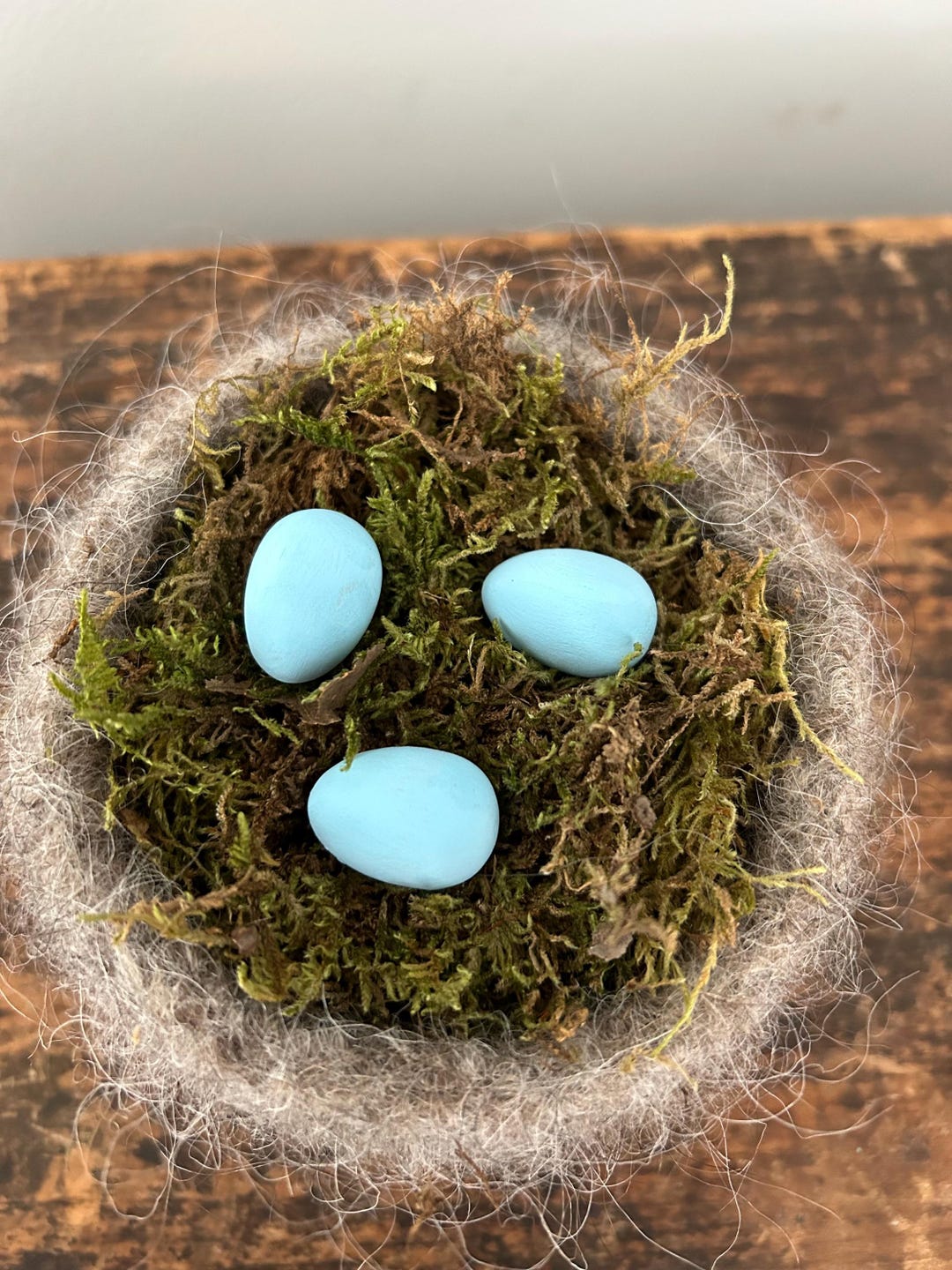 Wool Felted Bird’s Nest - Etsy