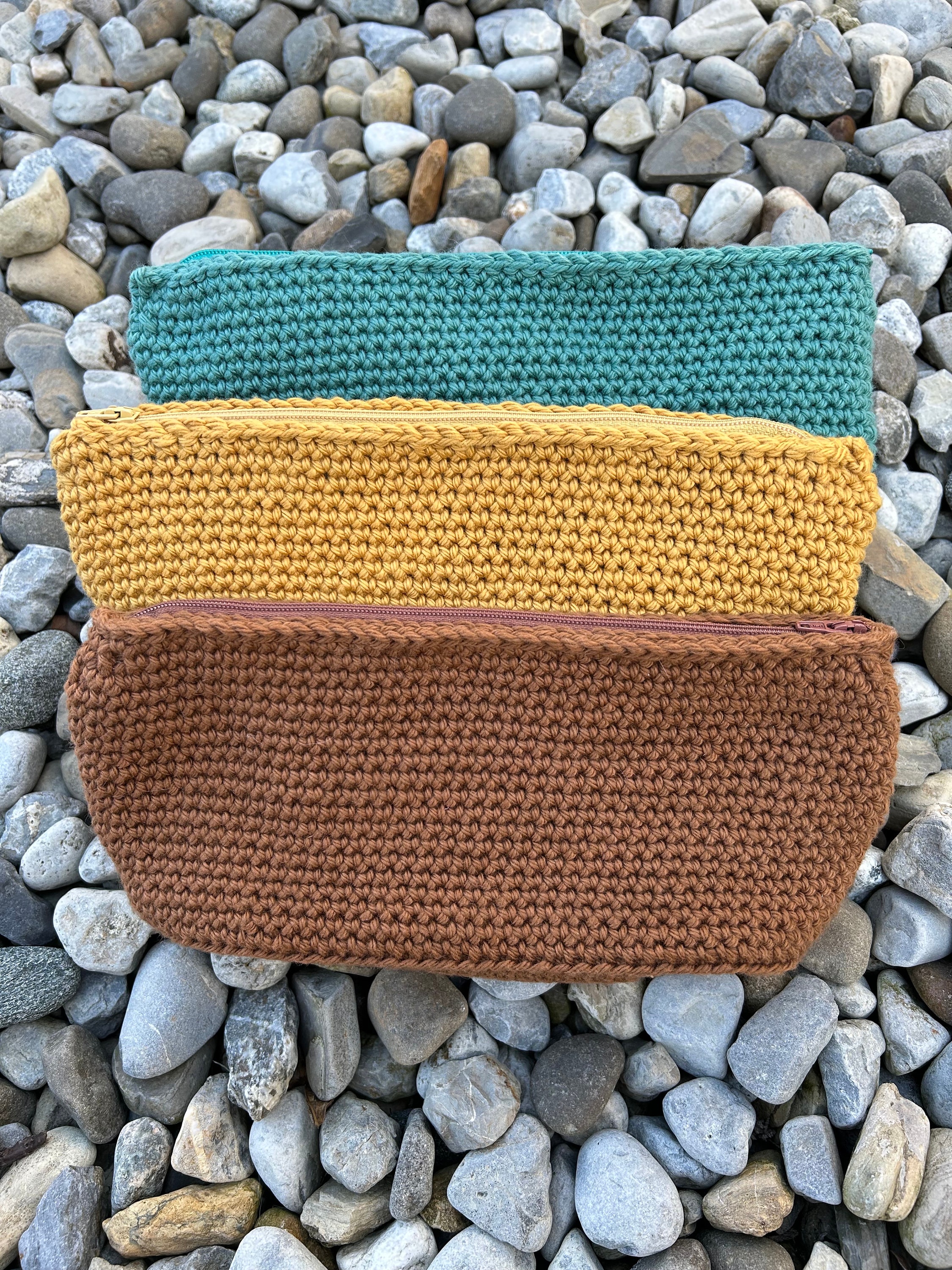 Crocheted Zipper Pouch Lined - Etsy