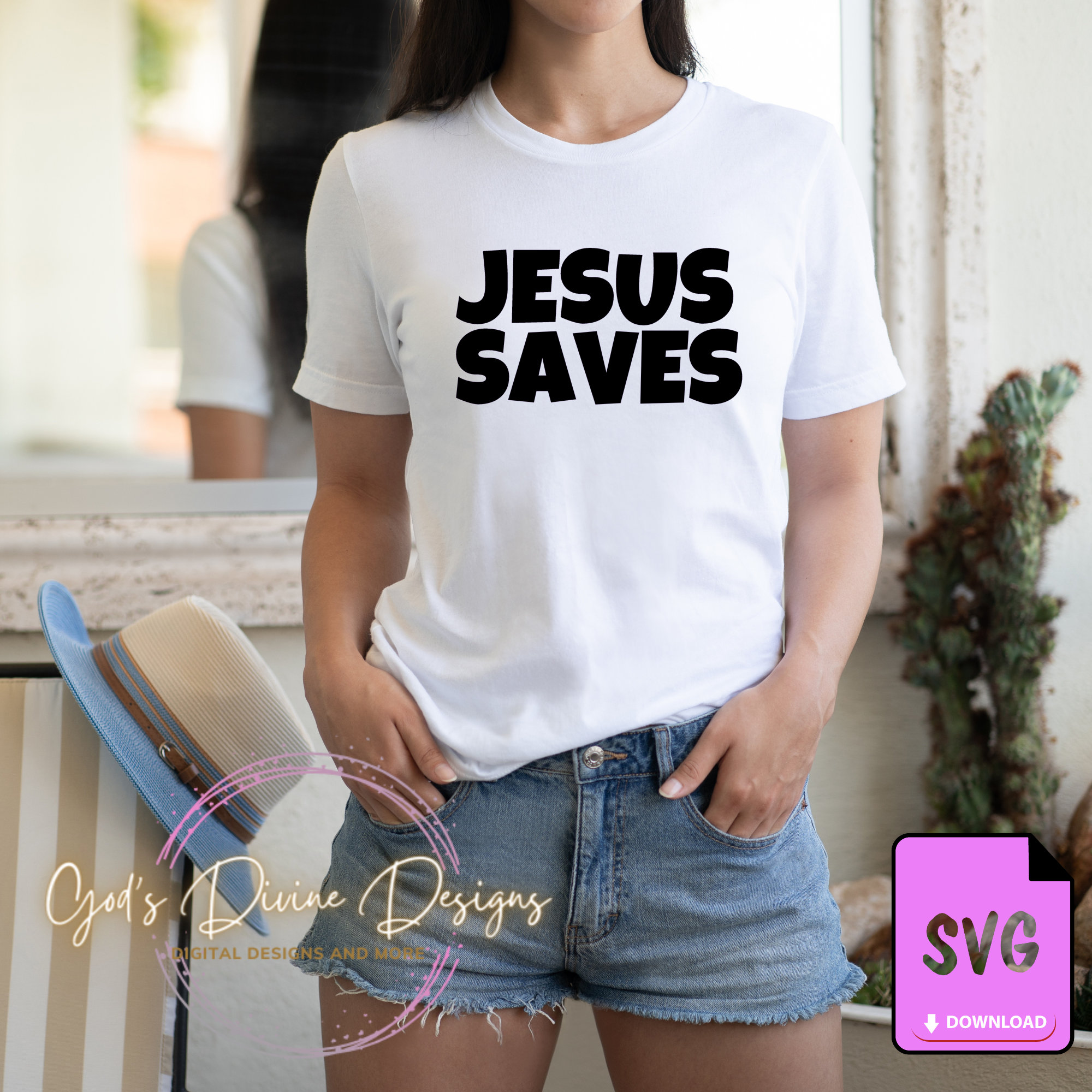 Jesus Saves SVG Digital Download for Cricuit and Cameo Silhouette ...