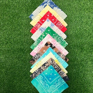 Hand Dyed Bandanas - Bandanas, Bandana, Gift , Gifts , Birthday , Tye ...