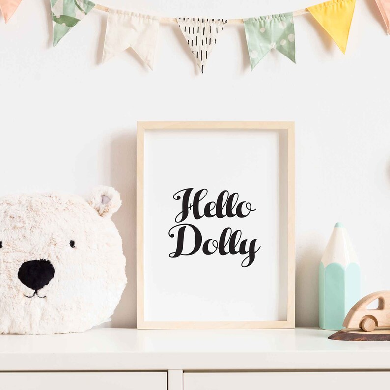 Hello Dolly, Printable Wall Art, Dolly Parton, Modern, Minimalist, Art ...
