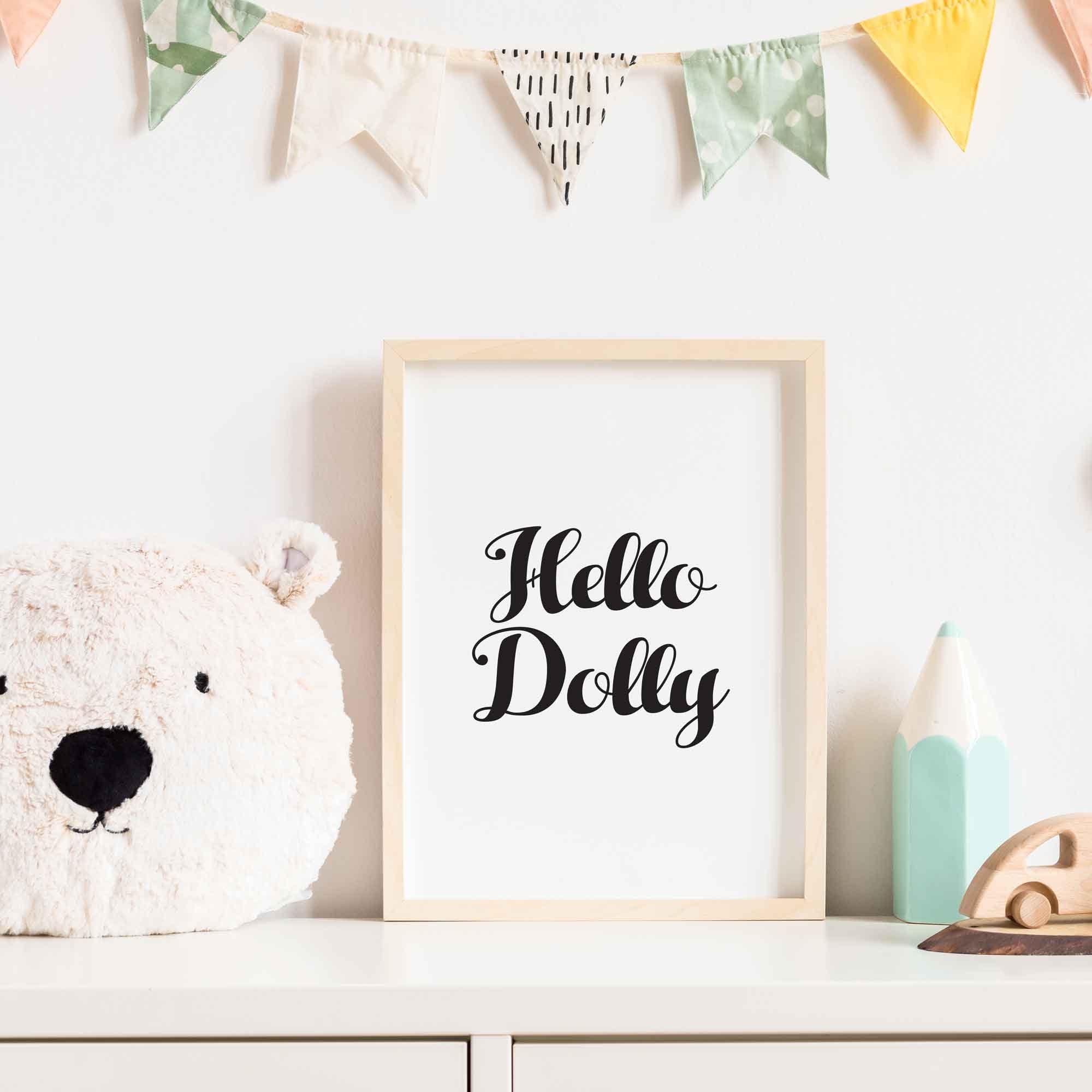 Hello Dolly, Printable Wall Art, Dolly Parton, Modern, Minimalist, Art ...