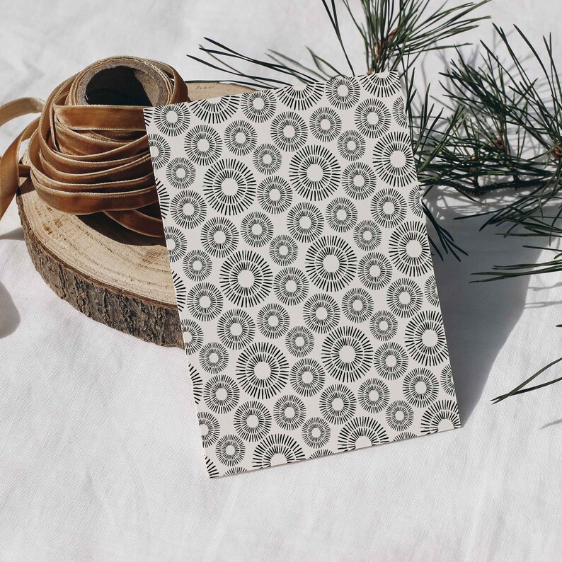 Black and White Seamless Digital Papers, Abstract Geometric Patterns in ...