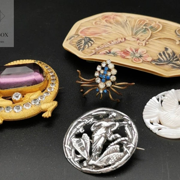 Victorian Spider Brooch - Etsy