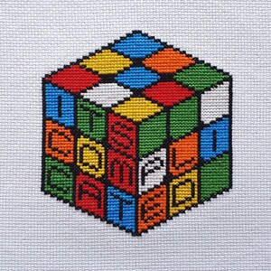 It's Complicated Rubik's Cube - Modern Cross Stitch Pattern PDF - Cross ...