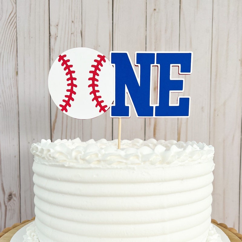 Baseball Cake Topper - Etsy