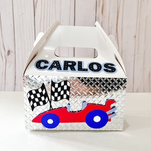 Race Car Gable Boxes, Race Car Boxes, Race Car Treat Boxes, Race Car ...