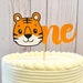 Tiger Cake Topper, Tiger One Cake Topper, Safari Cake Topper, Jungle ...