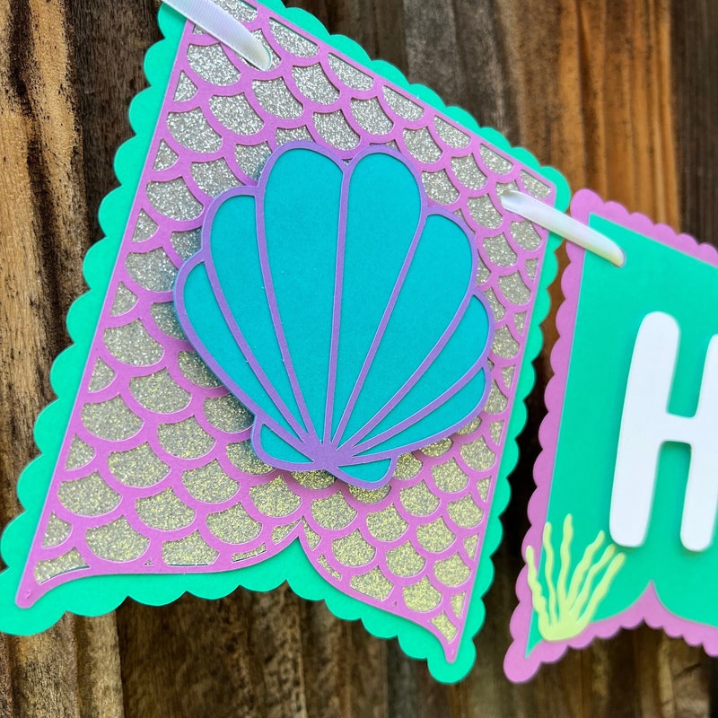 Custom Mermaid Party Banner - Etsy