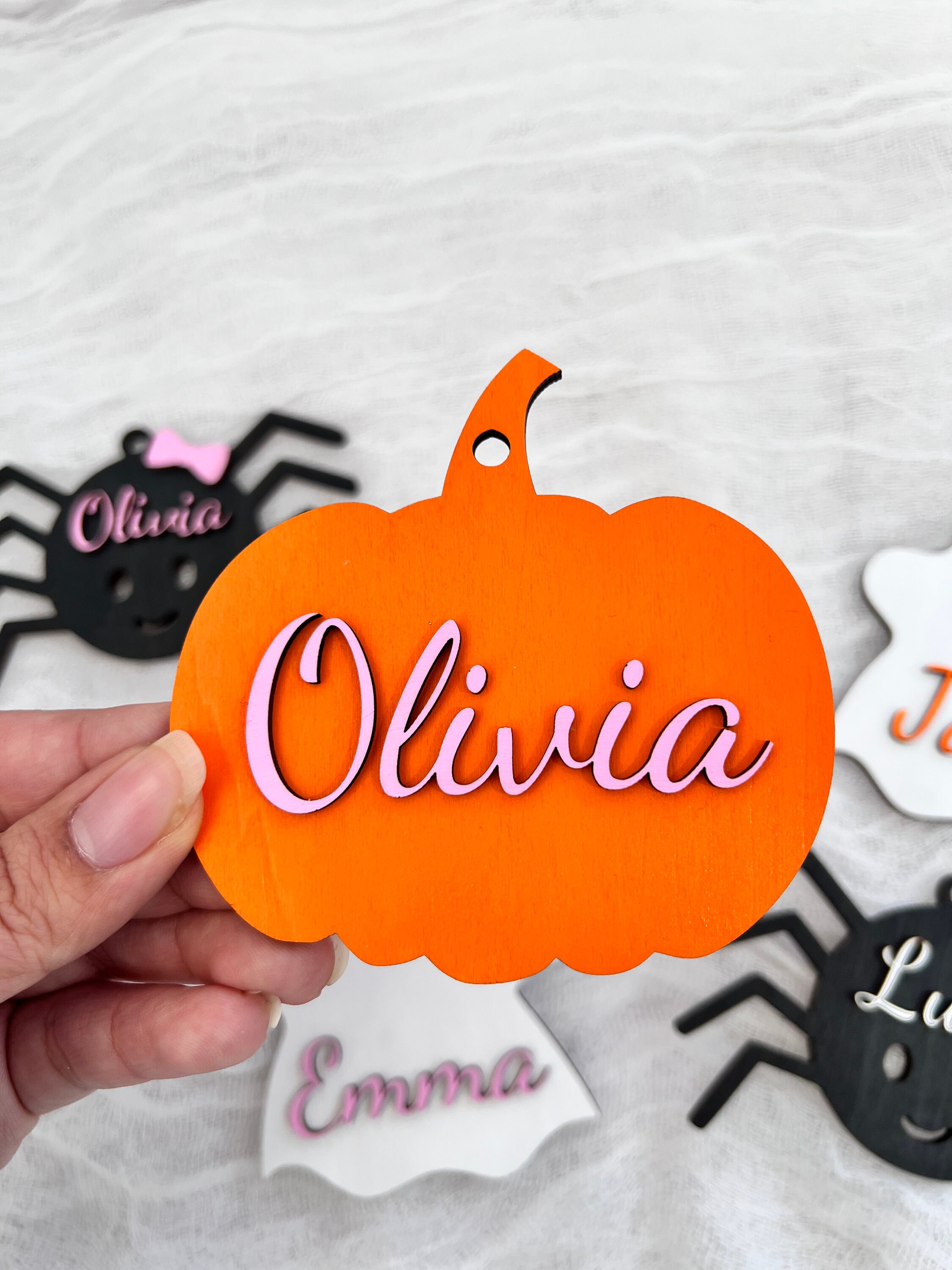 Halloween Tags, Halloween Basket Tag, Boo Basket Tag, Personalized ...