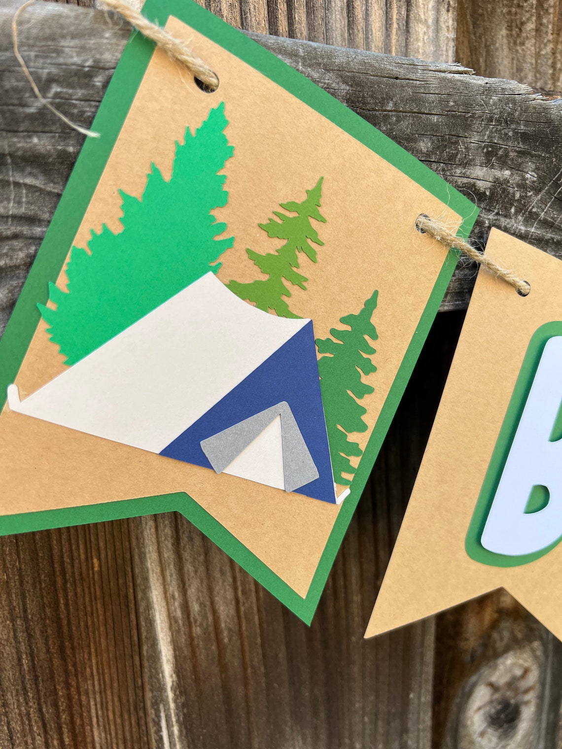 Camping Banner Camping Birthday Banner Camping Birthday - Etsy