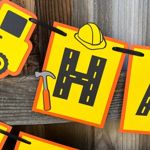 Construction Banner, Construction Birthday Banner, Construction ...